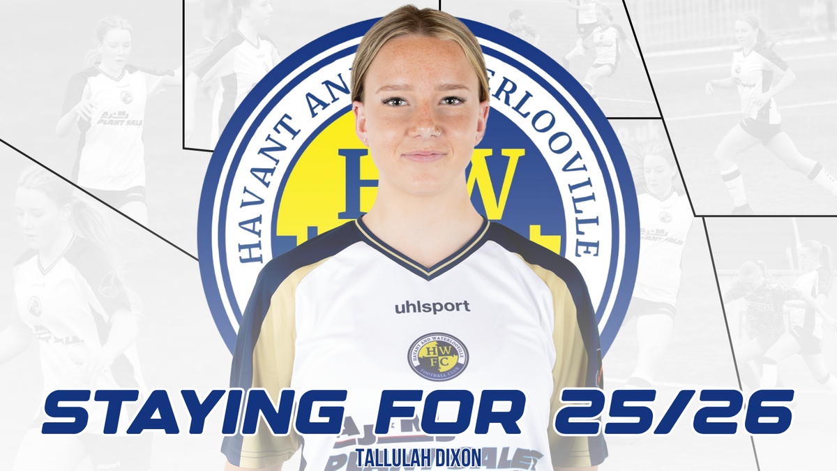 Tallulah Dixon Remains a Hawk – Havant & Waterlooville FC