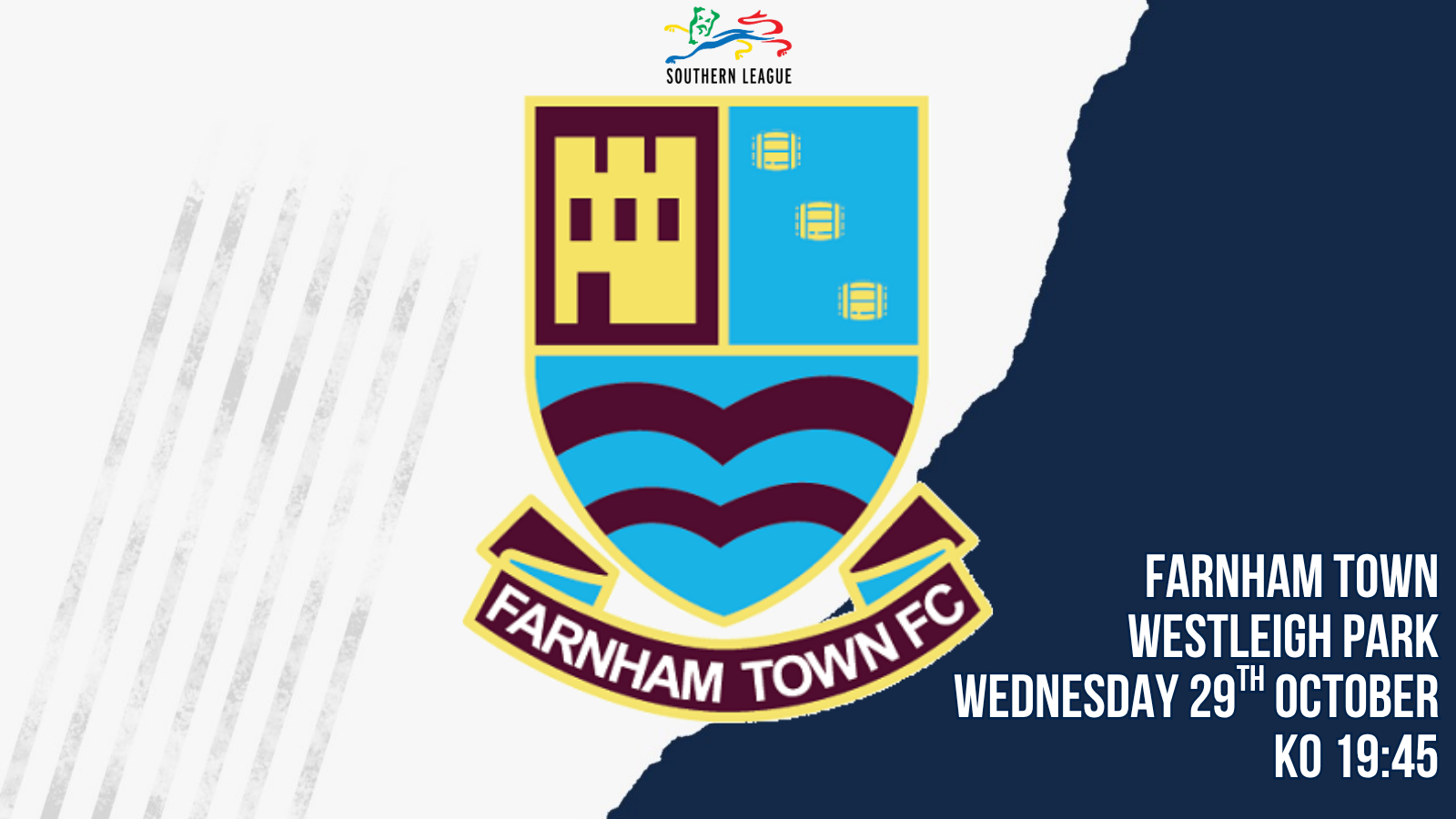 Fixture Rearranged | Farnham Town (H) – Havant & Waterlooville FC