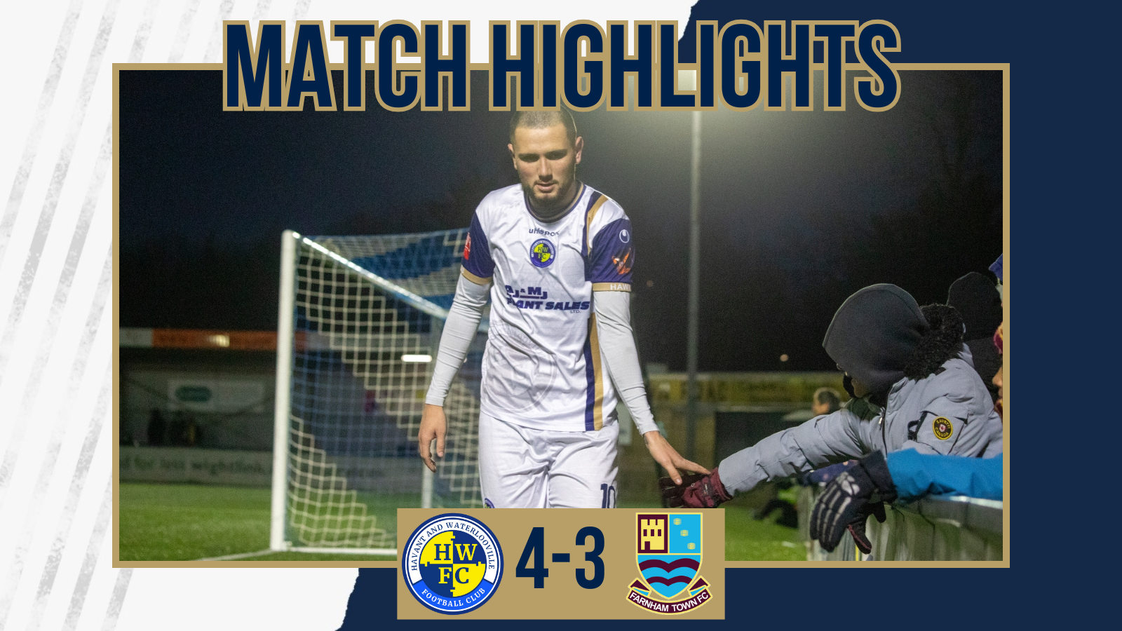 Match Highlights | Hawks 4-3 Farnham Town – Havant & Waterlooville FC