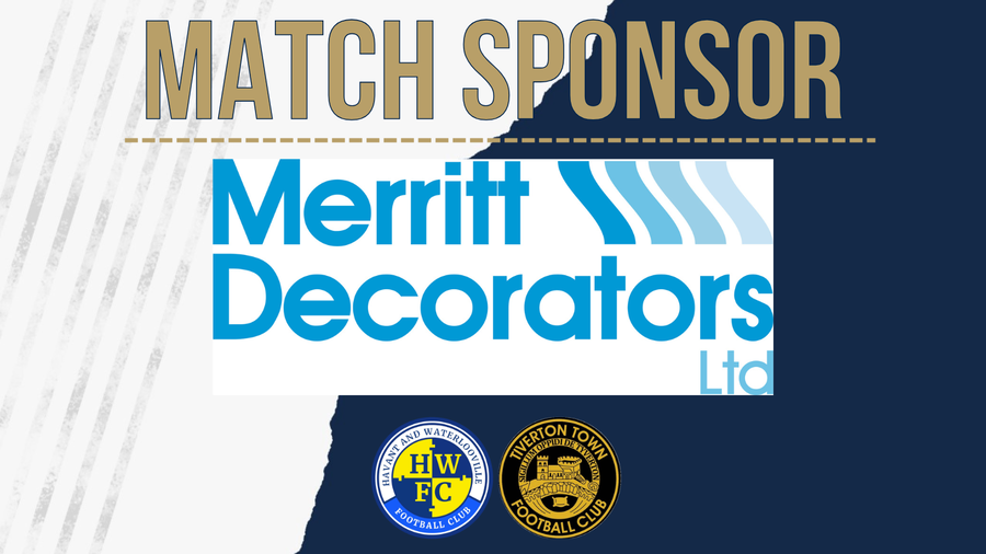 Match Sponsor | Merritt Decorators LTD – Tiverton Town (H) – Havant ...