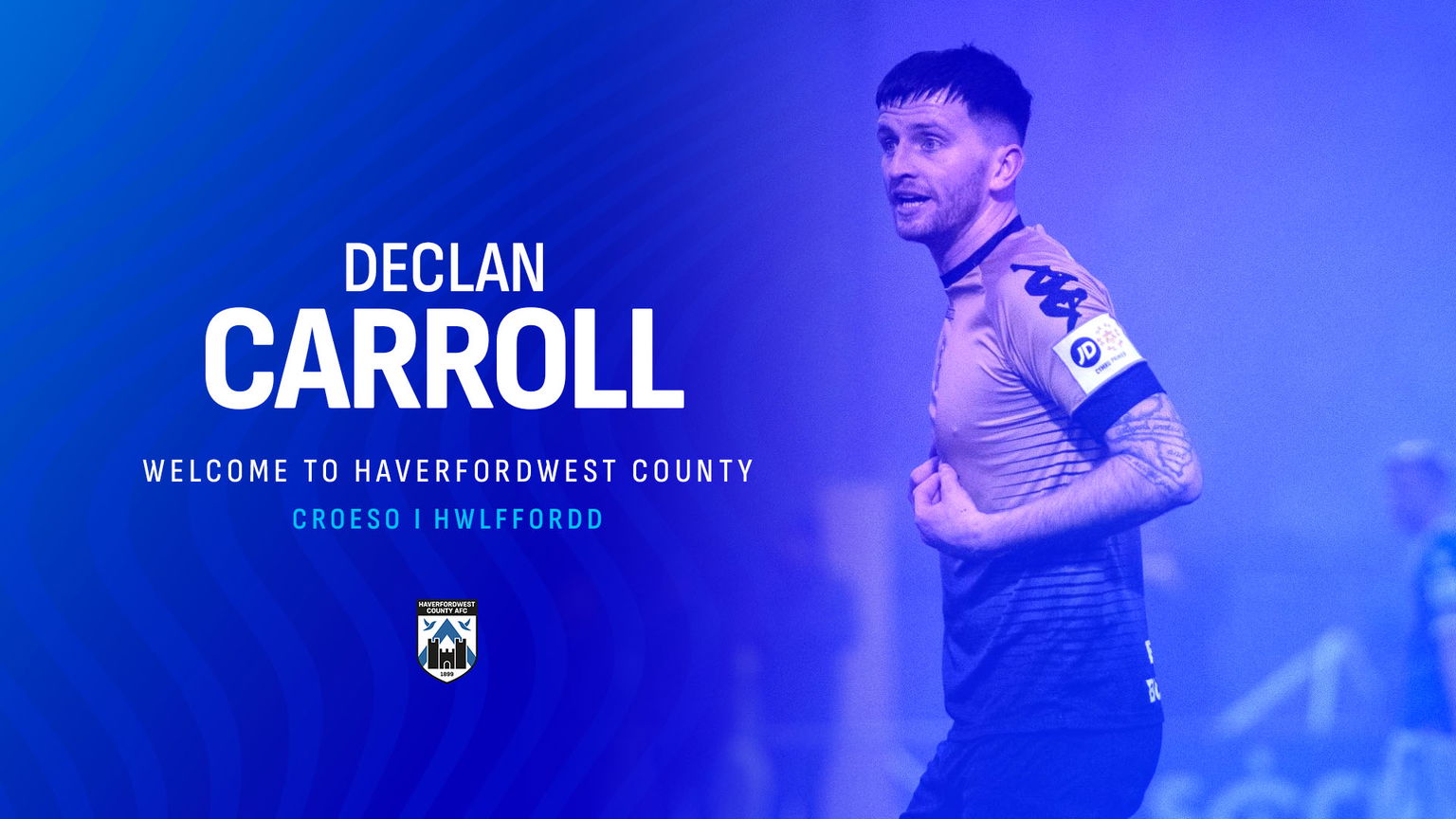 Haverfordwest County sign Declan Carroll for remainder of the season ...