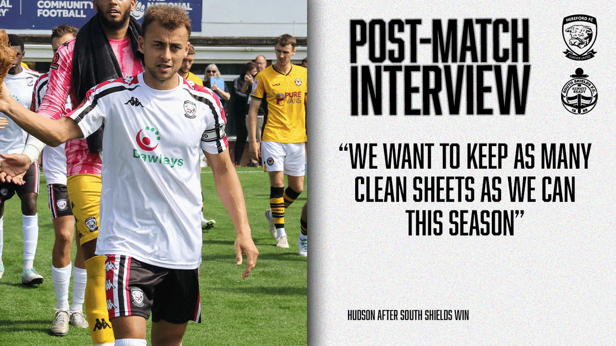 Interview: Captain Lewis Hudson After Opening Day Win – Hereford FC