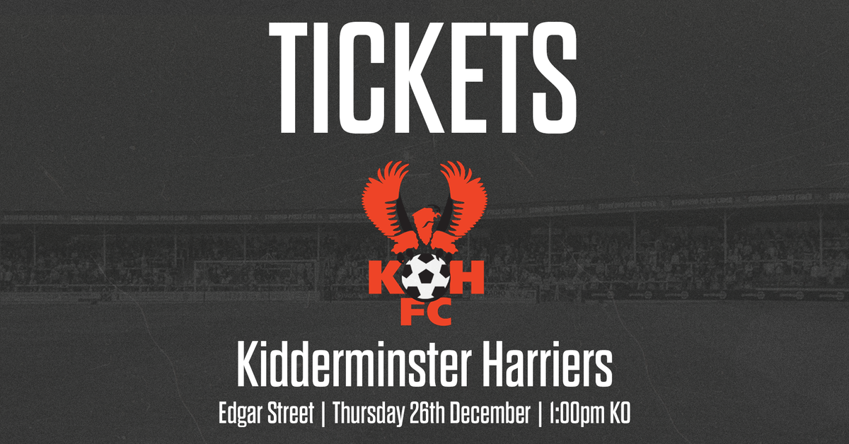 Boxing Day Ticket Update – Hereford FC