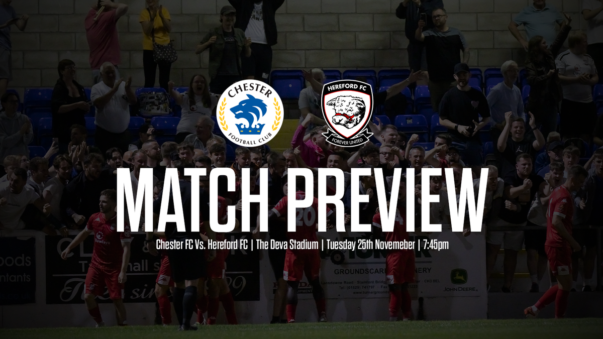 PREVIEW: Chester Vs. Hereford FC – Hereford FC