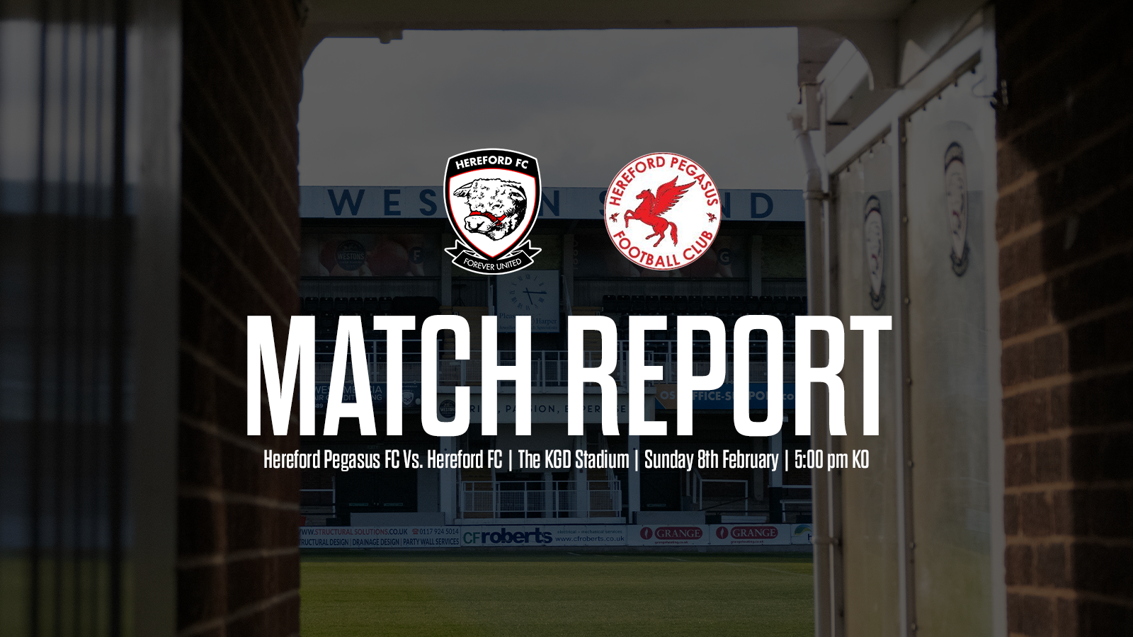 REPORT: Hereford Pegasus FC Vs. Hereford FC – Hereford FC