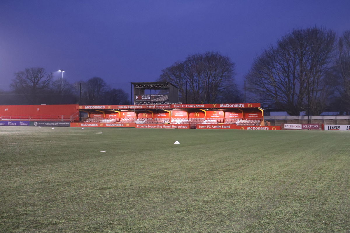 Fixture Update: Hemel Hempstead Town (A) – Hornchurch FC