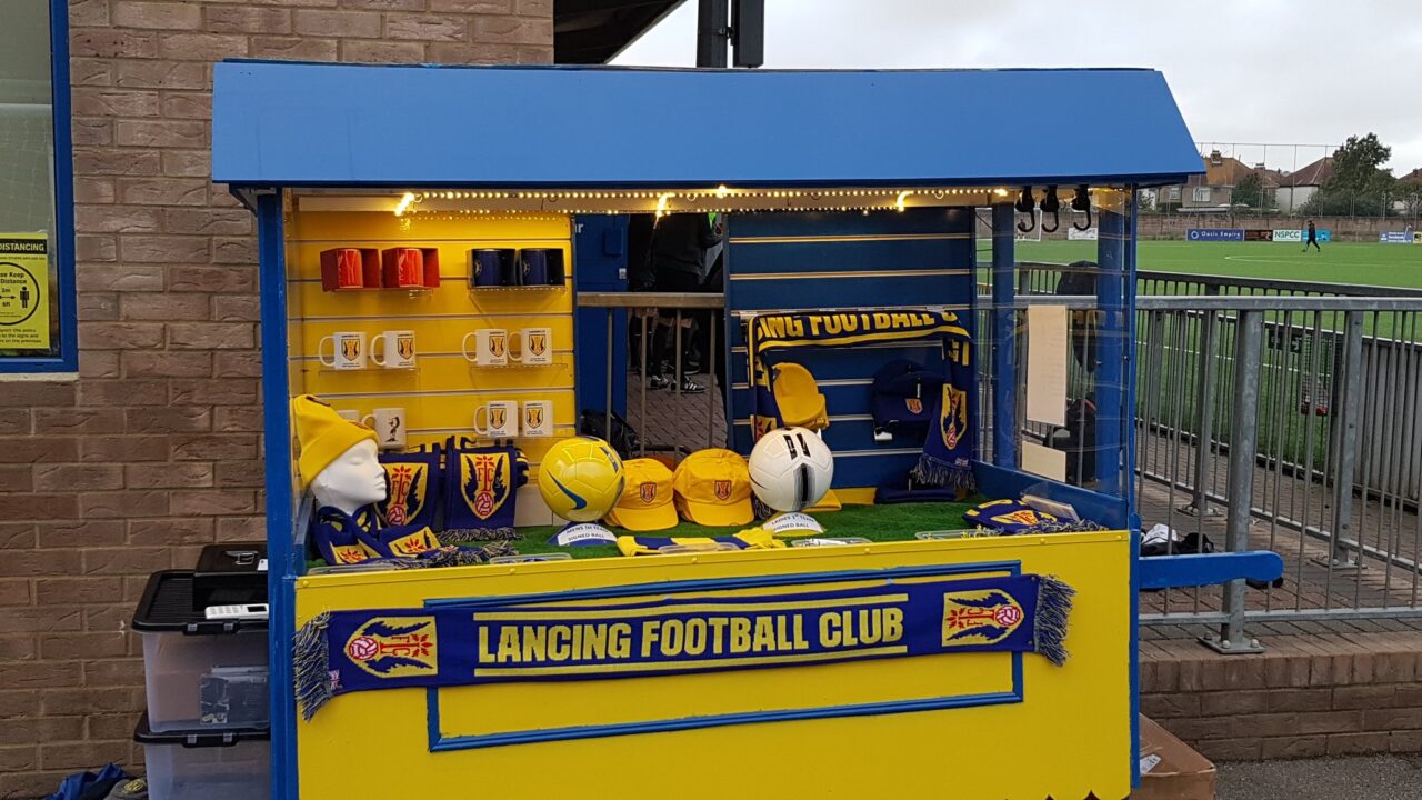 Lockdown Project – Merchandise Stall – Lancing FC