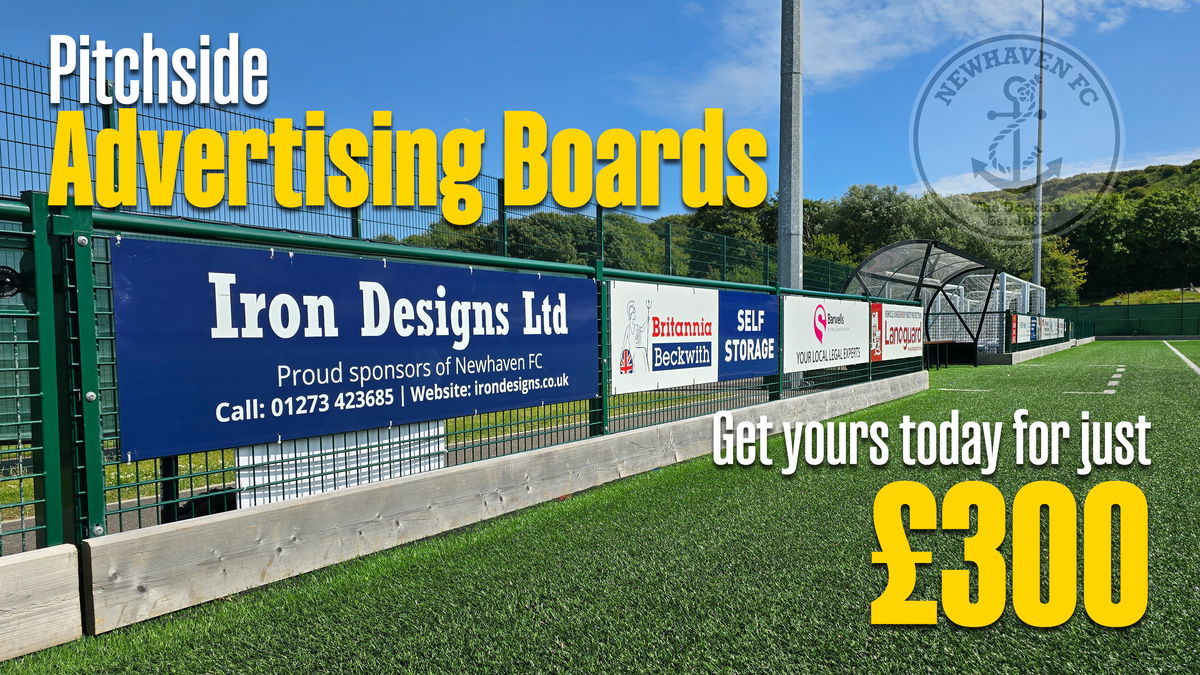 Pitchside Advertising Boards – Newhaven FC