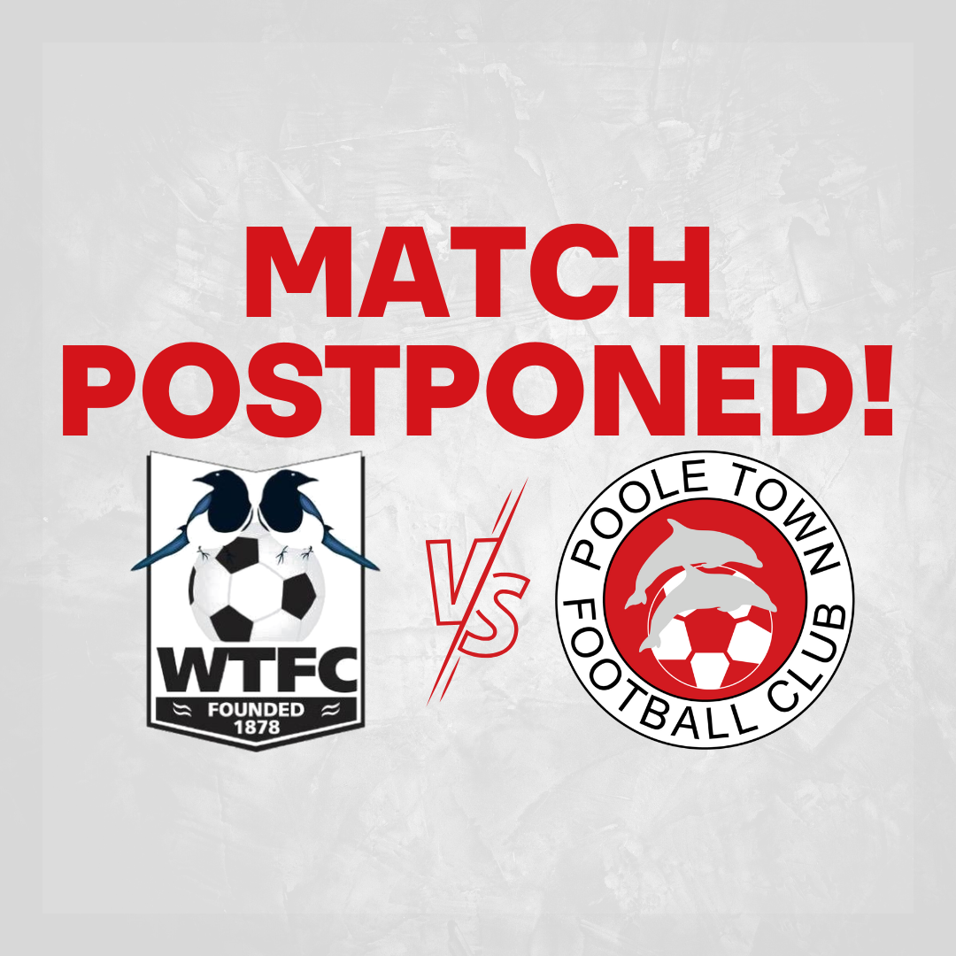 MATCH POSTPONED: Wimborne Town vs Poole Town – Poole Town FC