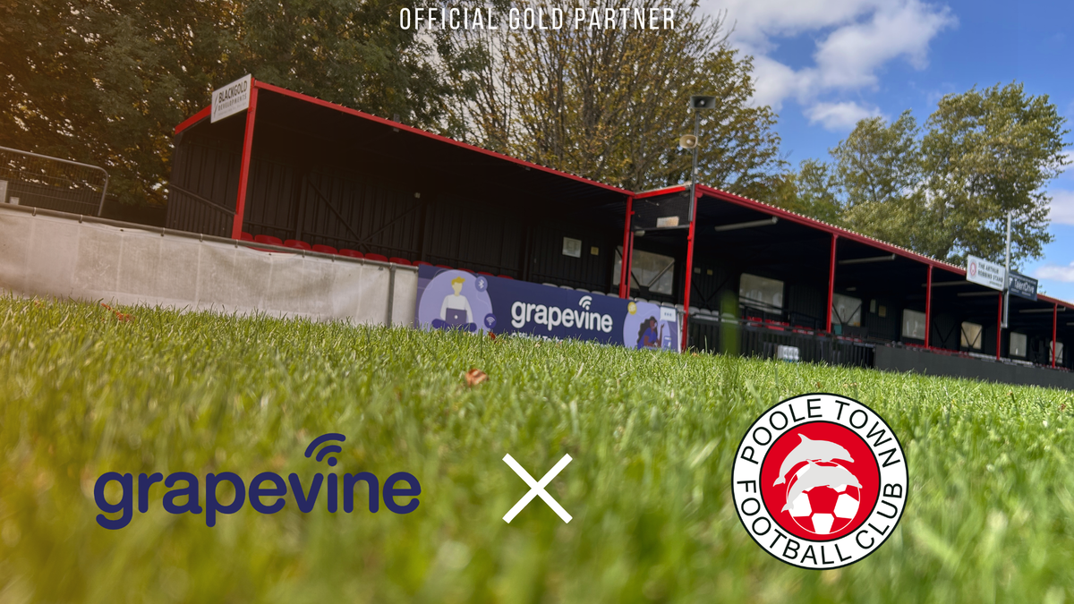 Grapevine x Poole Town: Partnership Announced – Poole Town FC