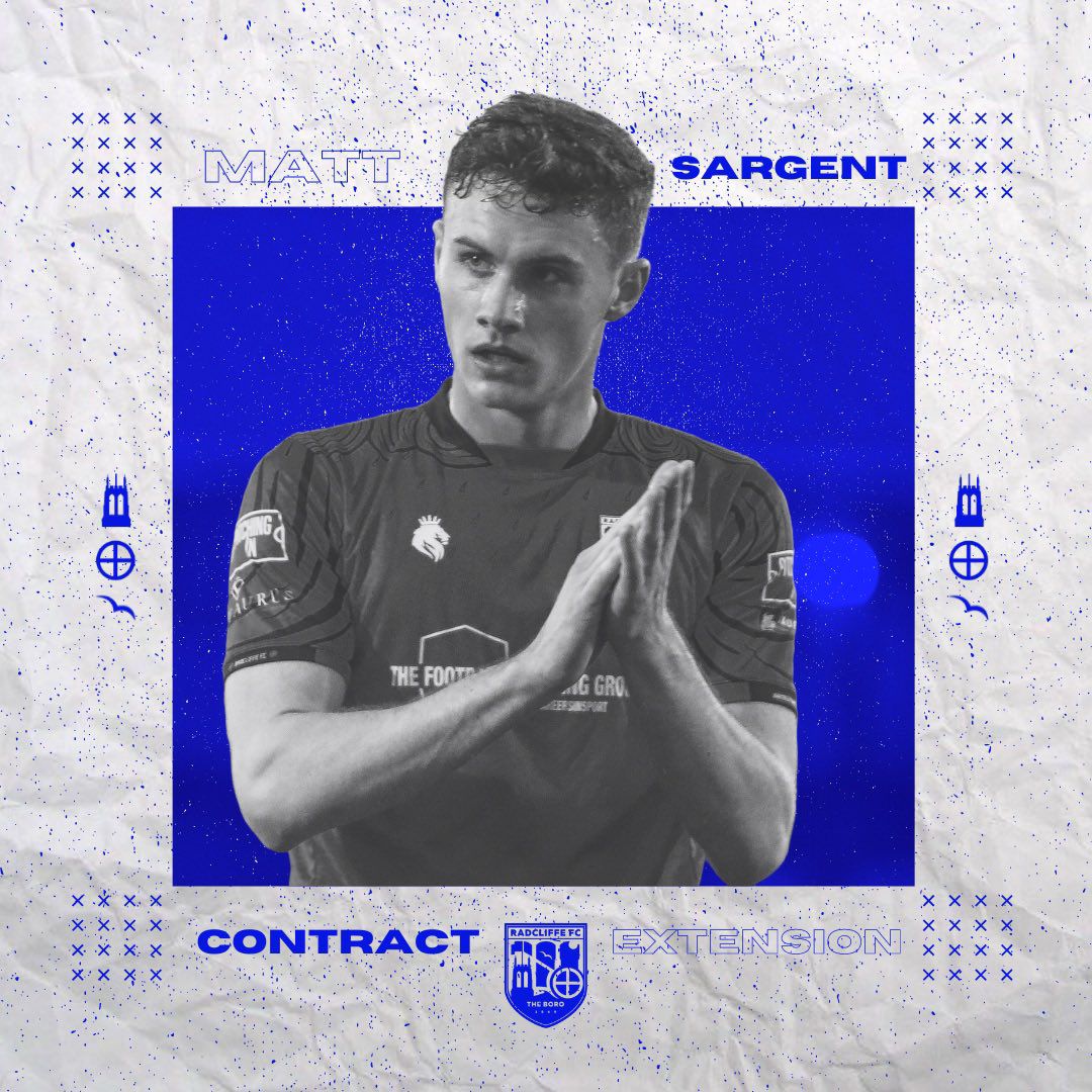Matt Sargent signs a new contract – Radcliffe Football Club