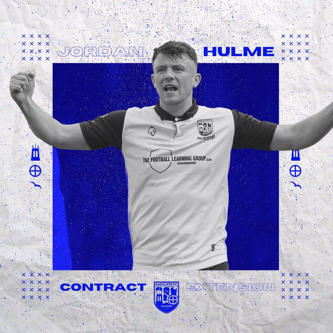Jordan Hulme extends his contract at the Neuven Stadium – Radcliffe ...