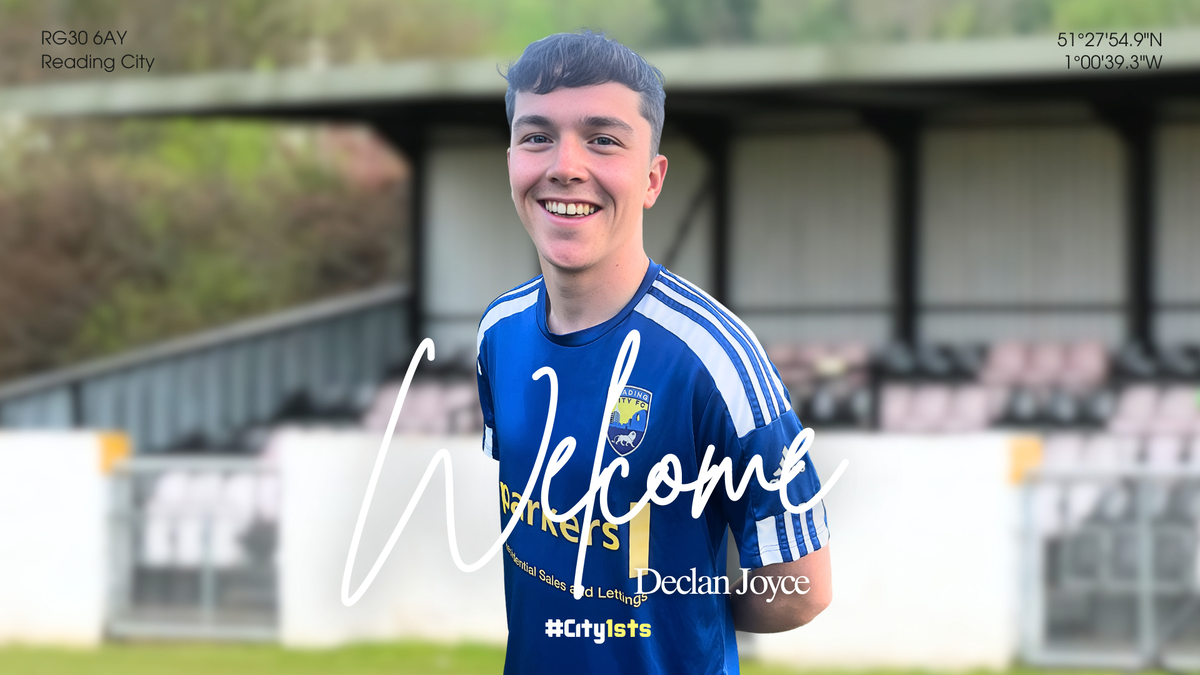 Declan Joyce becomes a Cityzen – Reading City FC