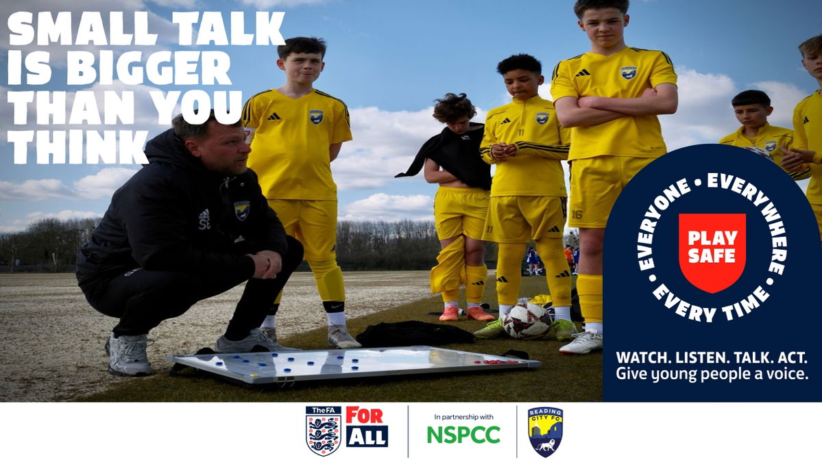 Cityzens support Play Safe Weekend – Reading City FC