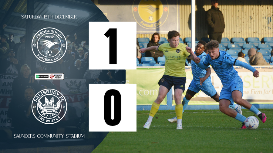 Whites narrowly defeated in Farnborough – Salisbury FC