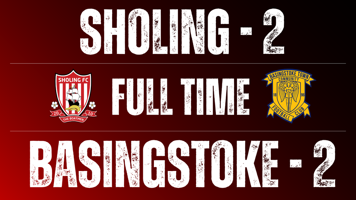 Sholing 2 – 2 Basingstoke Town | Full Time – Sholing FC