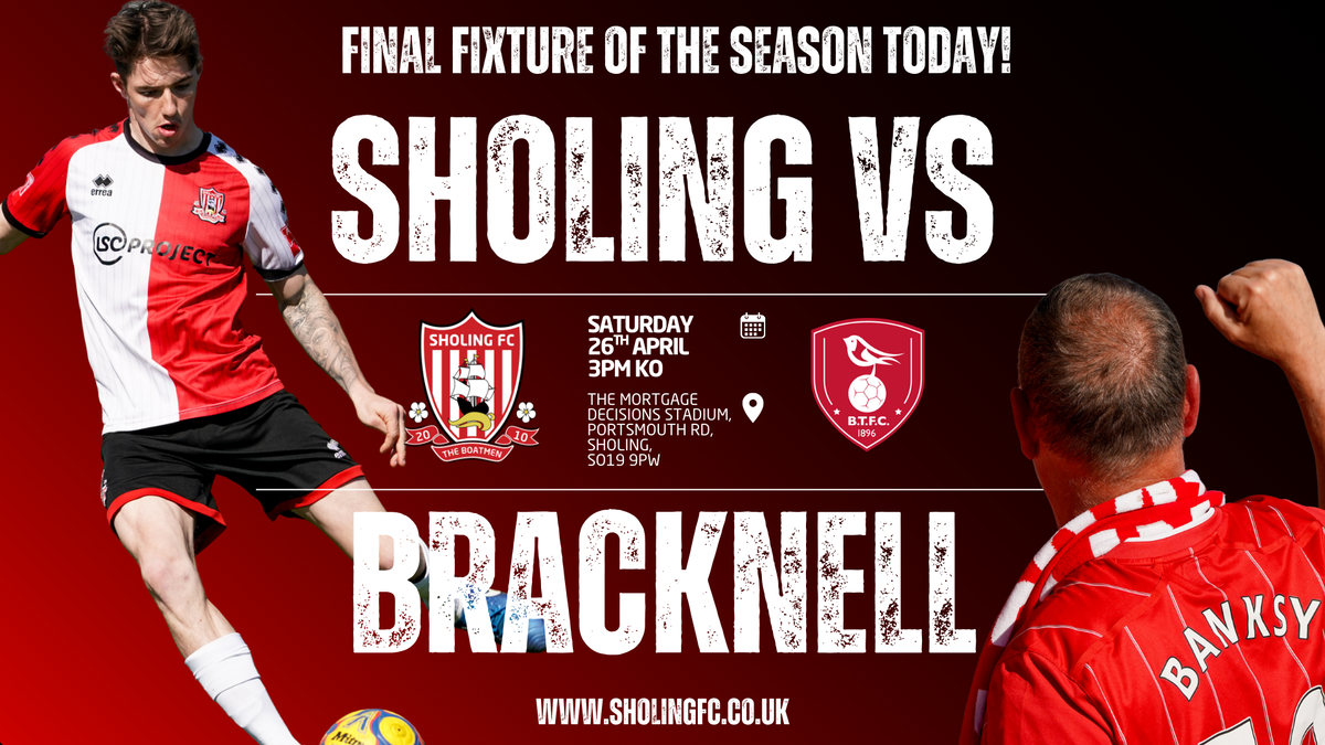 The Boatmen take on Bracknell Town in our last fixture of the season ...