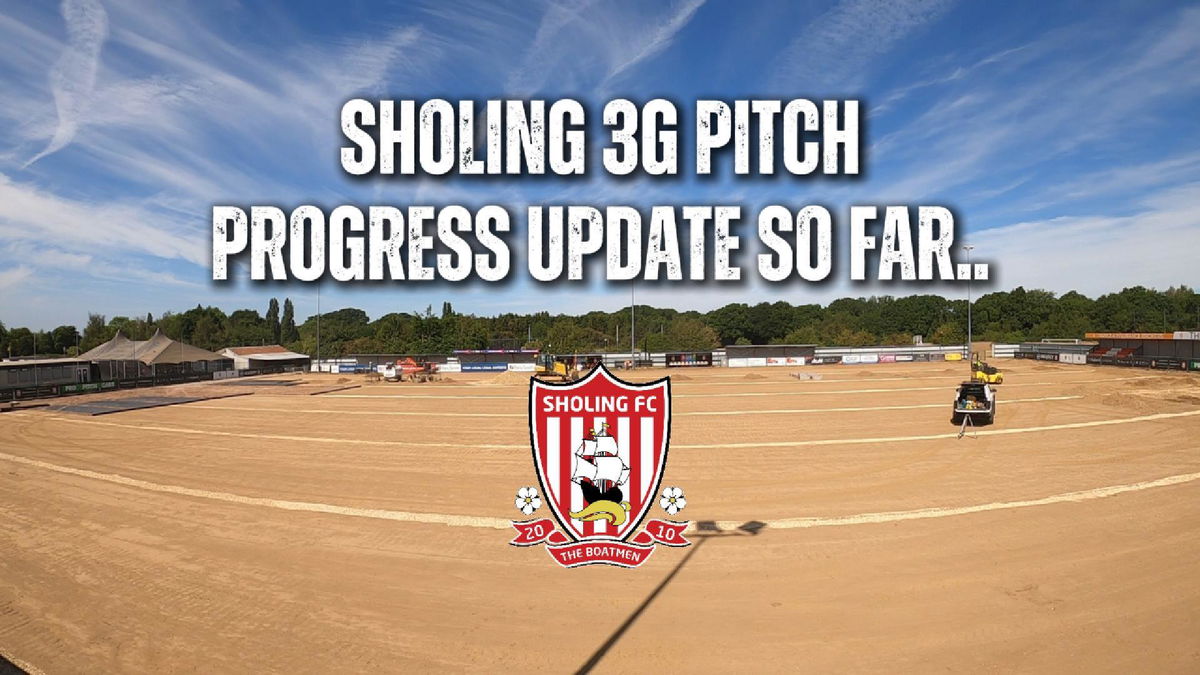 3G Pitch Update – Progress so far! – Sholing FC