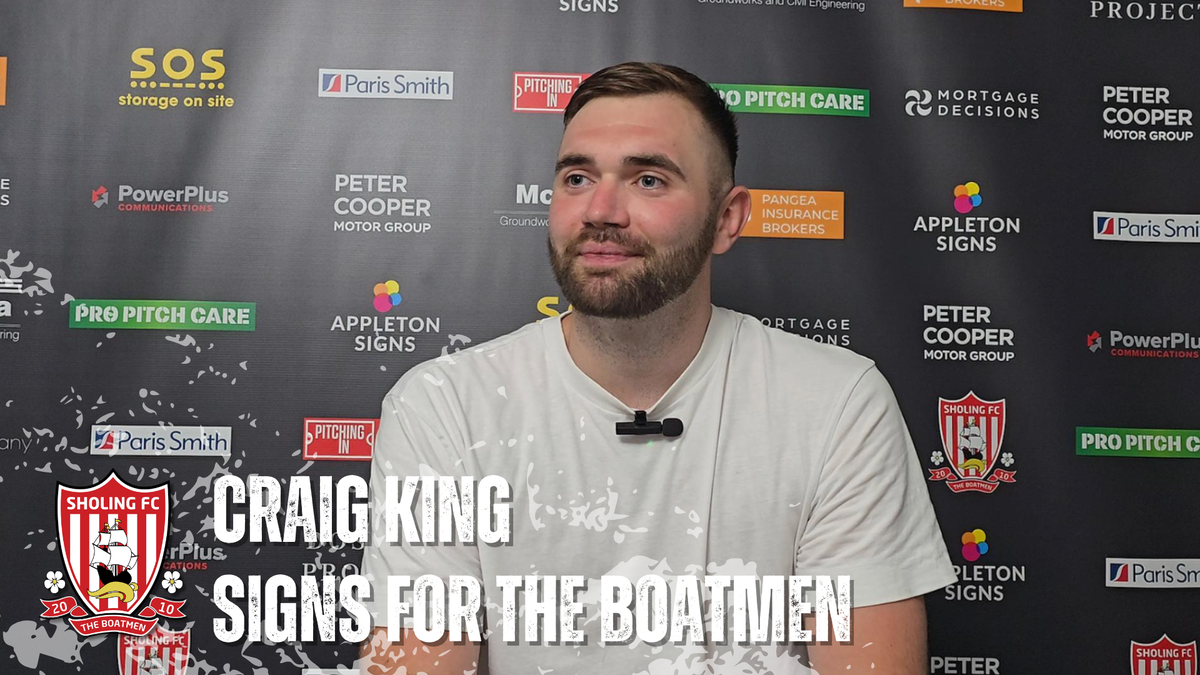 NEW SIGNING | Craig King signs for the Boatmen! – Sholing FC