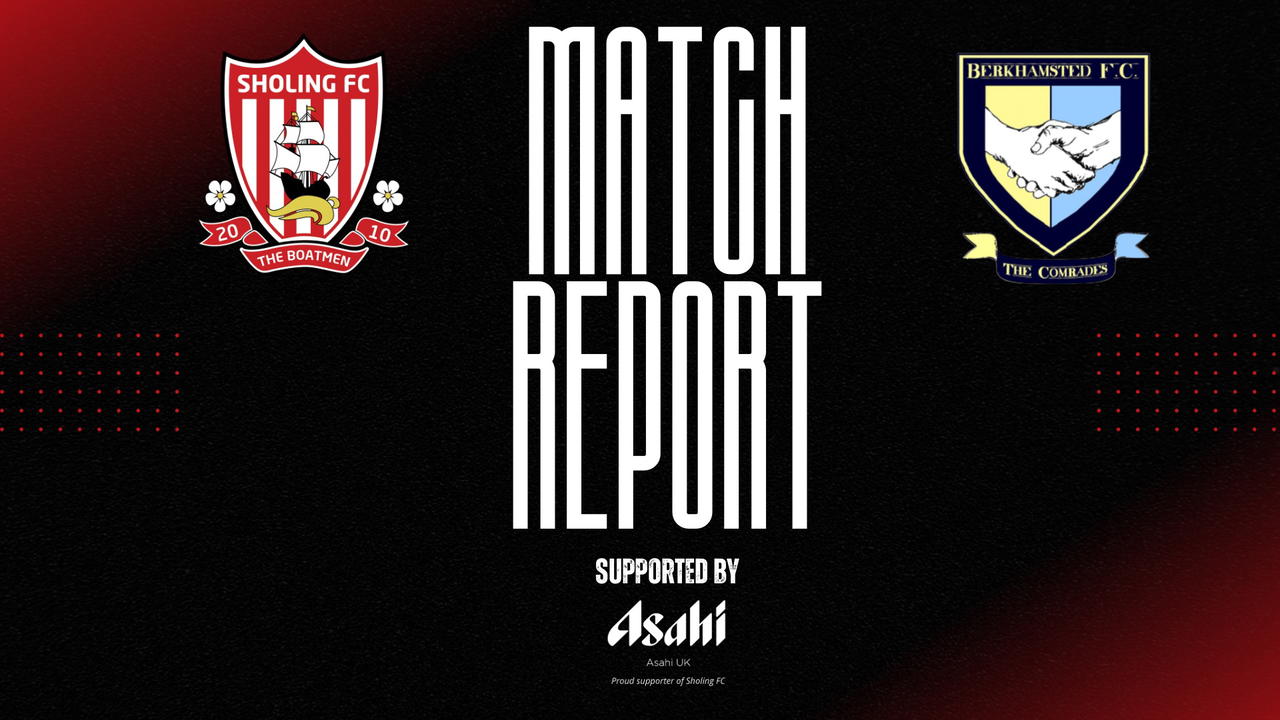 Match Report – Sholing 1-1 Berkhamsted – Sholing FC