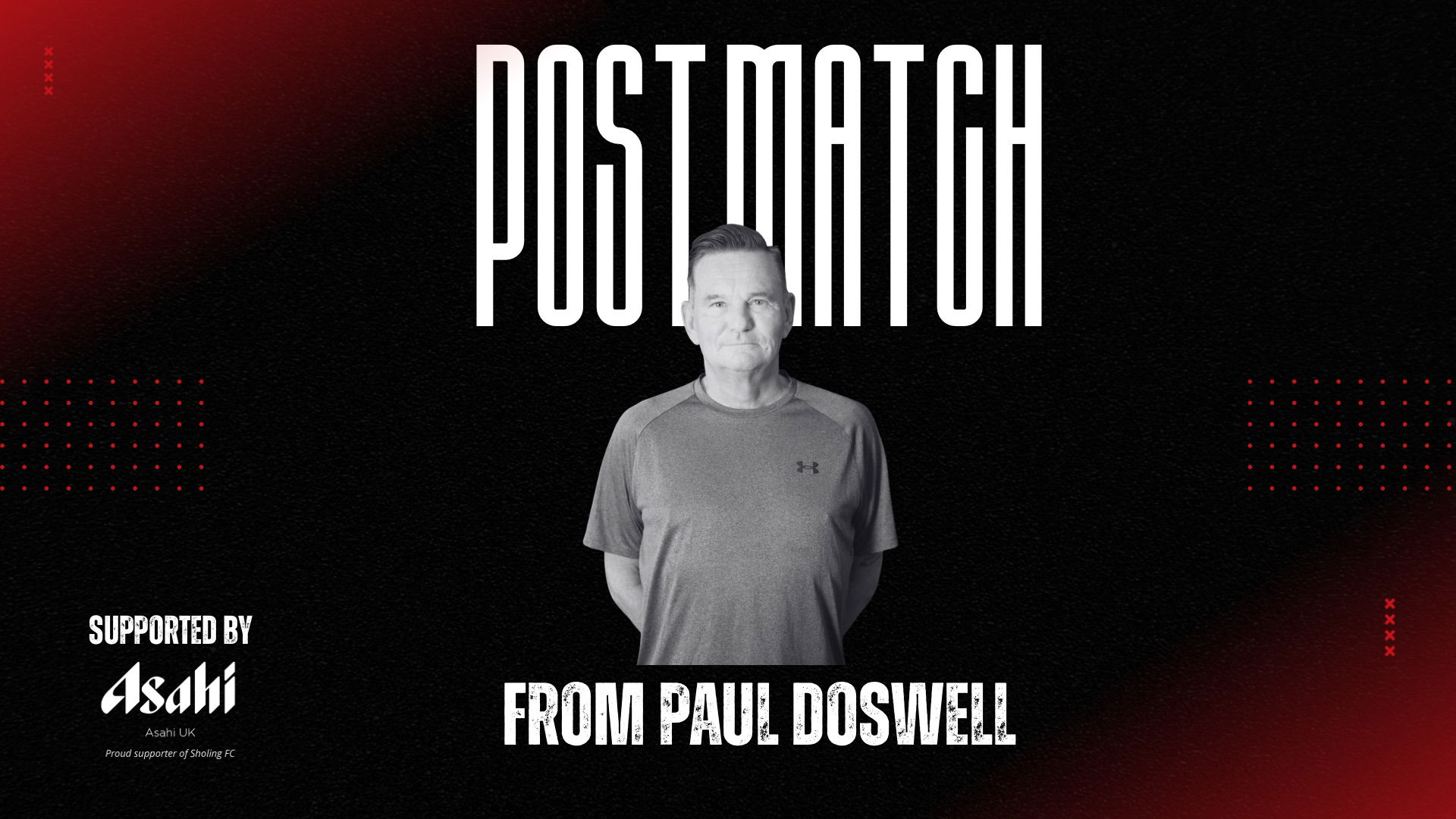 Post Match with Paul Doswell – Sholing 1-1 Berkhamsted – Sholing FC