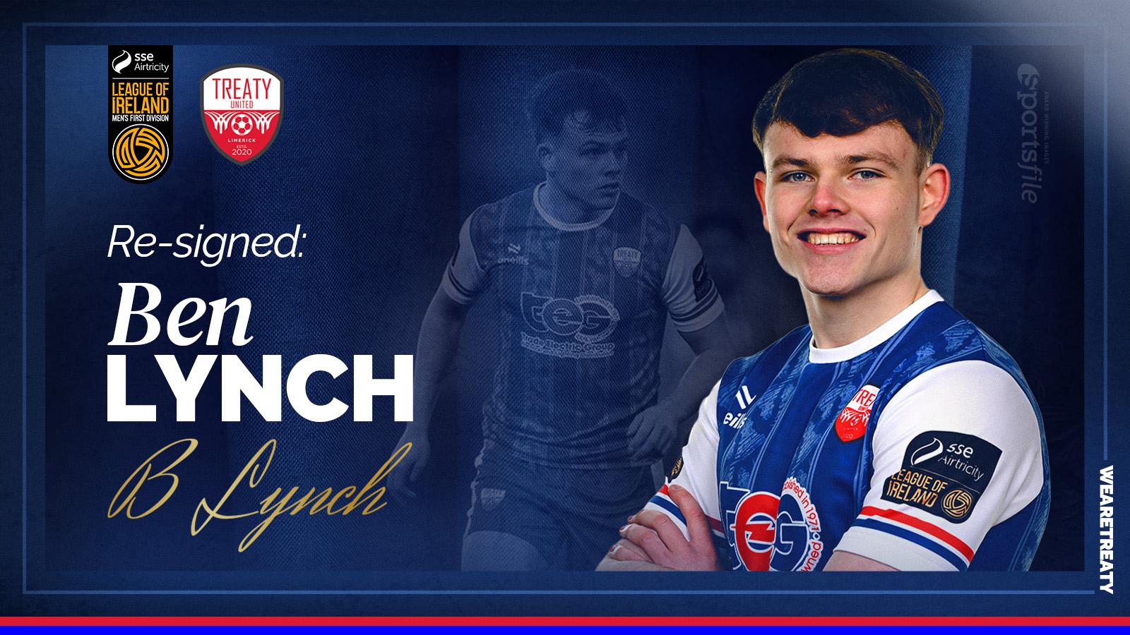 Ben Lynch Re-Signs – Treaty United FC