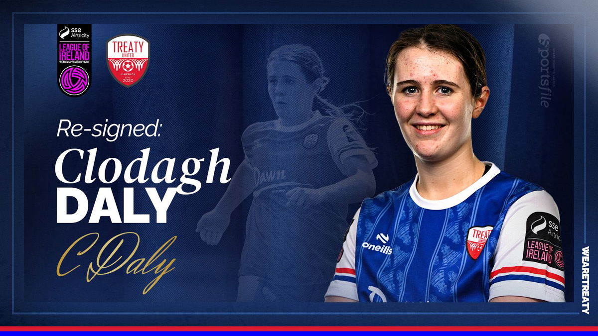 Treaty United Women Re-Sign Clodagh Daly – Treaty United FC