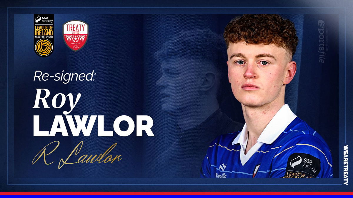 Roy Lawlor Re-Signs – Treaty United FC