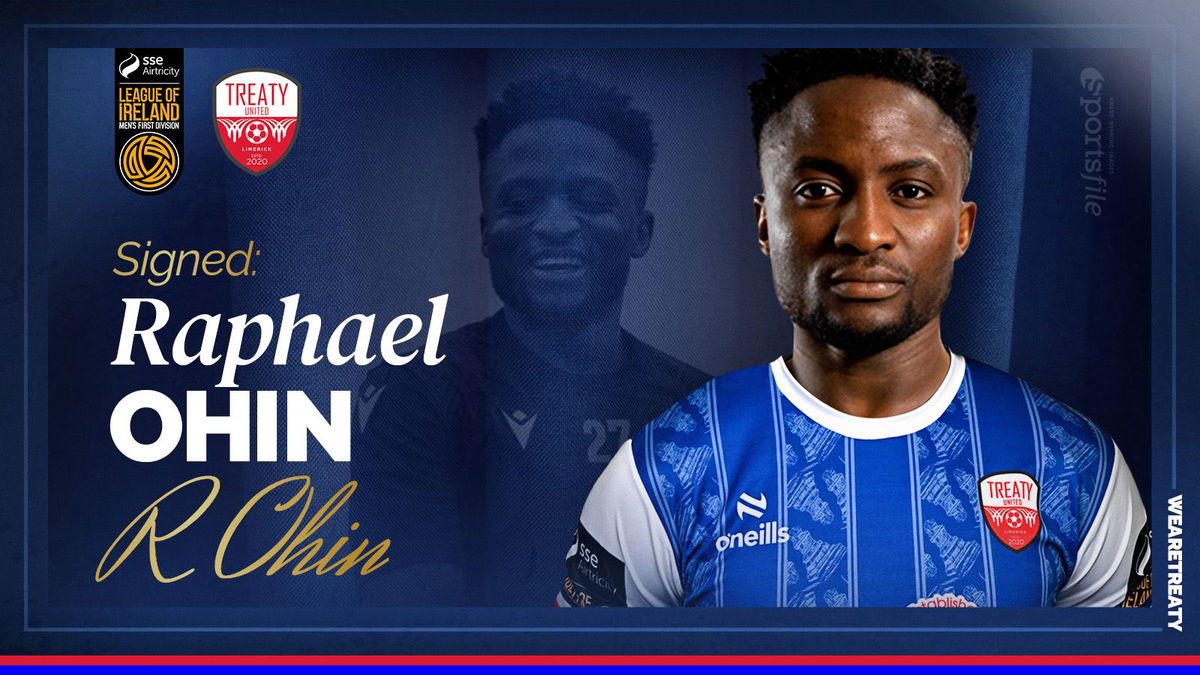 Raphael Ohin Signs For Treaty United – Treaty United FC
