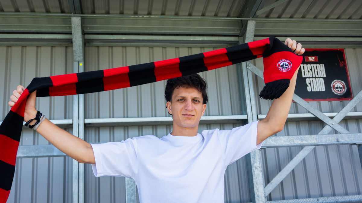 Truro City Sign Lirak Hasani – Truro City FC