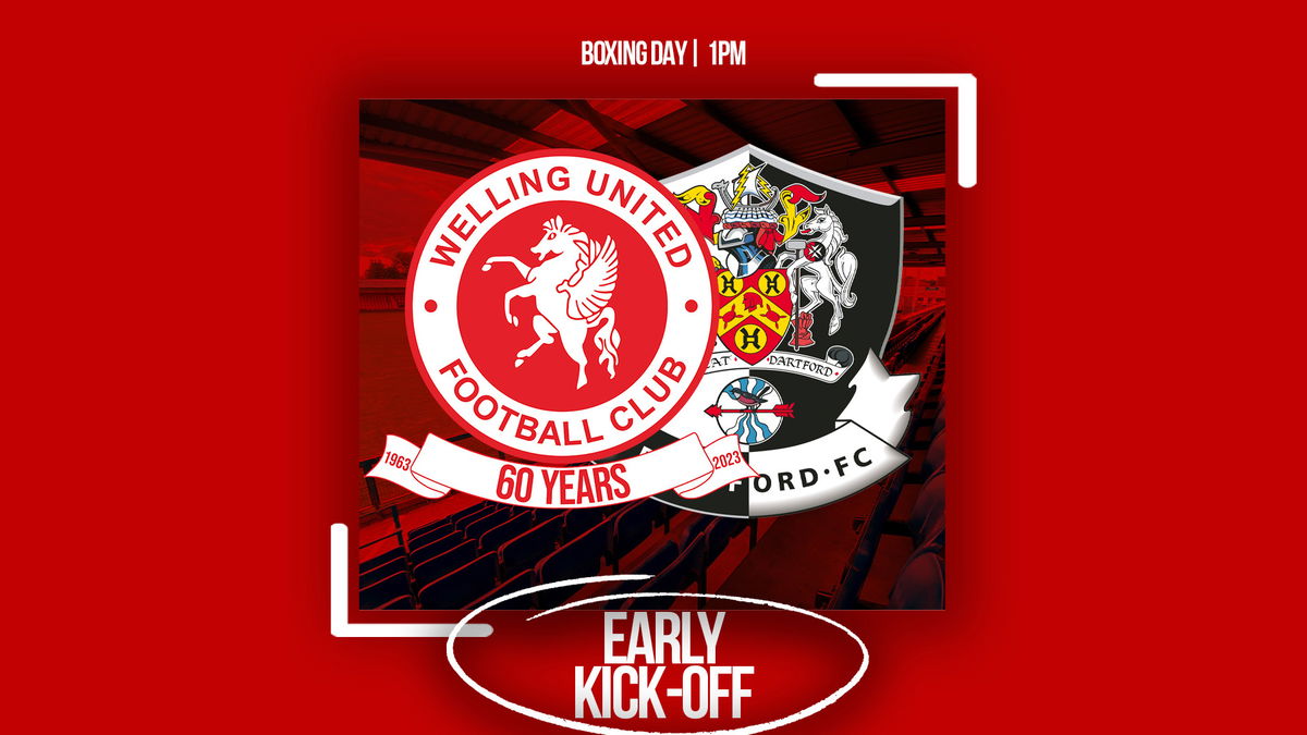 Boxing Day kick-off brought forward to 1pm – Welling United