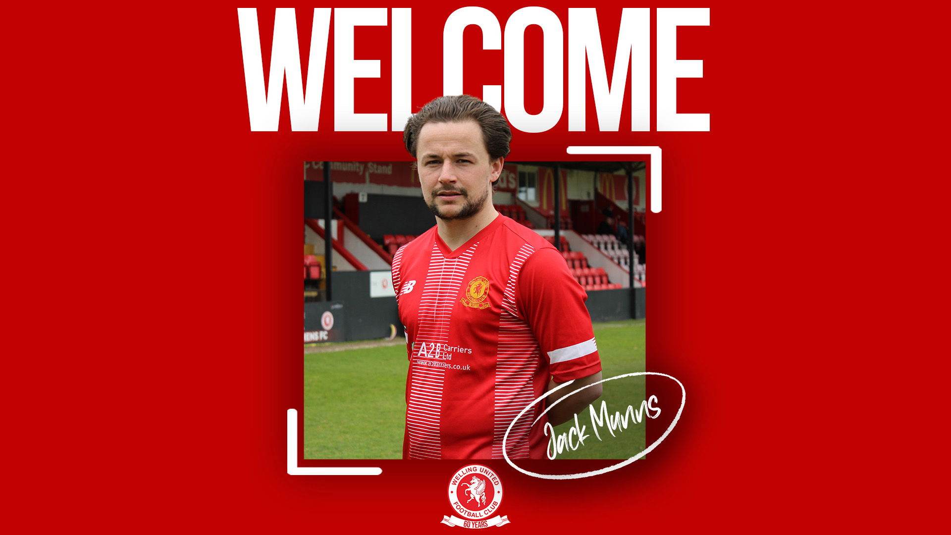 Wings sign midfielder Jack Munns – Welling United