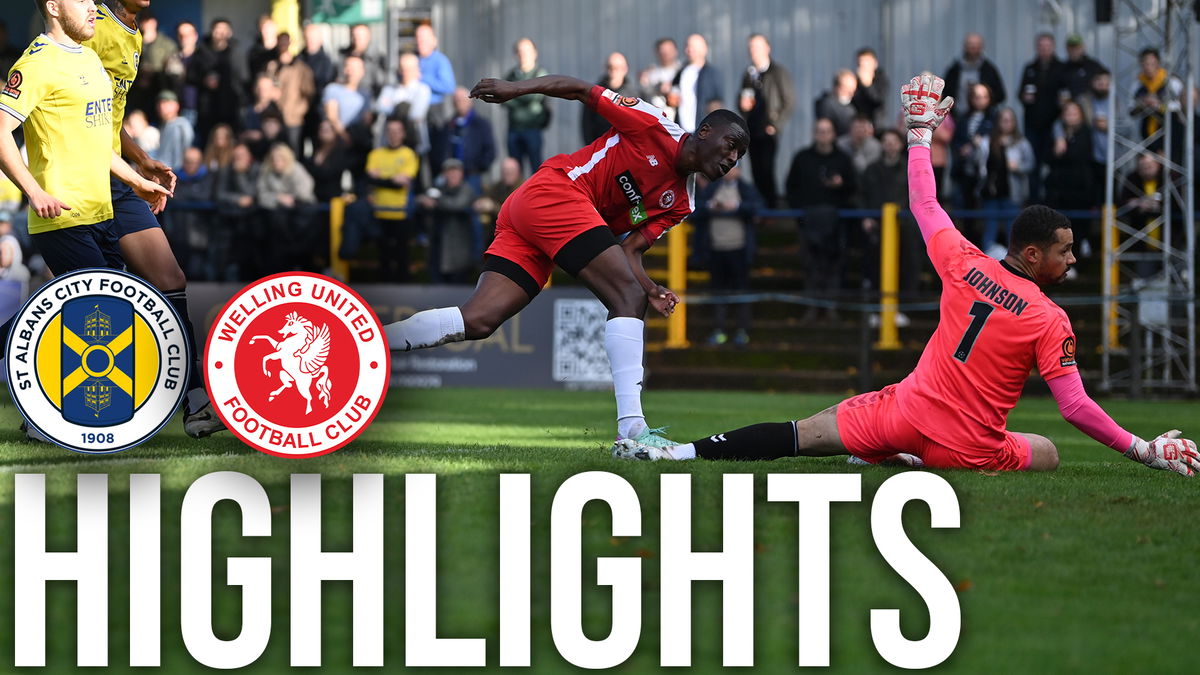 🎥 HIGHLIGHTS / St Albans City 0 Welling United 1 – Welling United