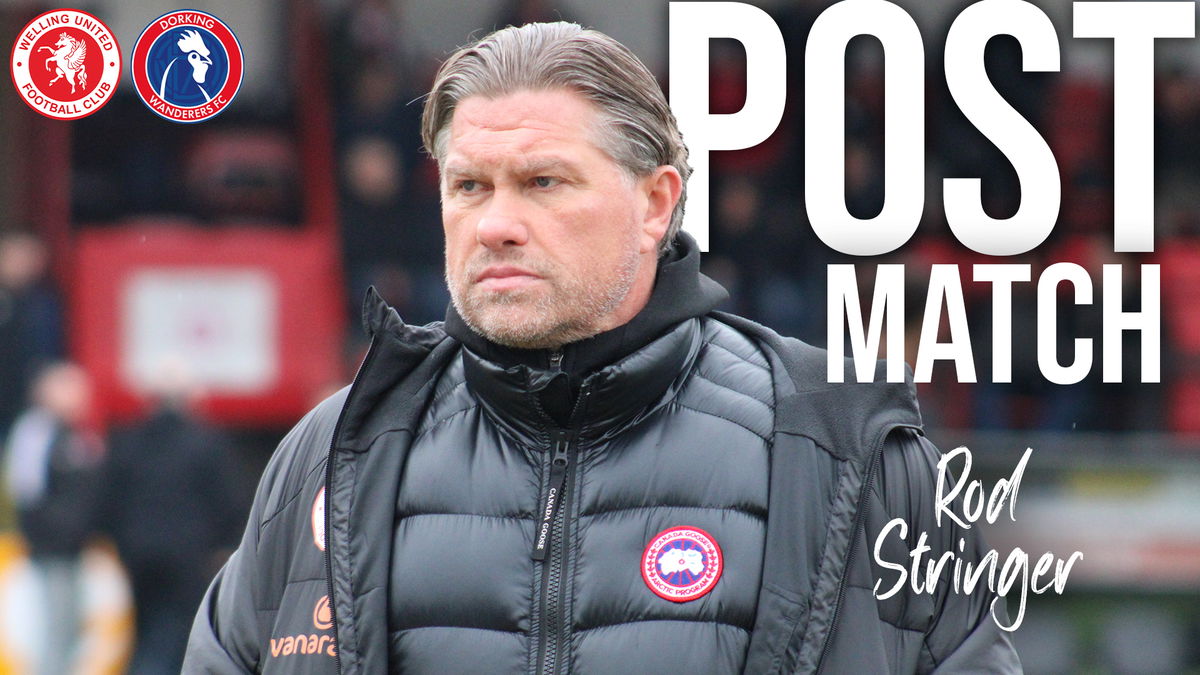 🎥 WingsTV / Stringer reflects on Dorking defeat – Welling United