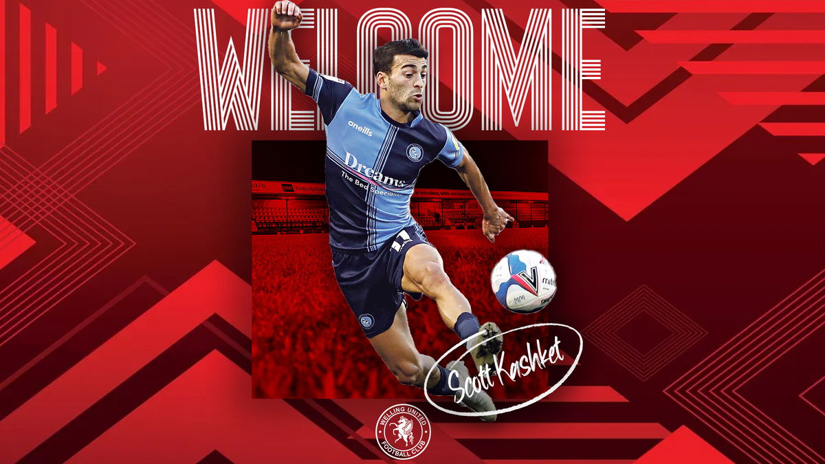 Wings sign striker Scott Kashket – Welling United