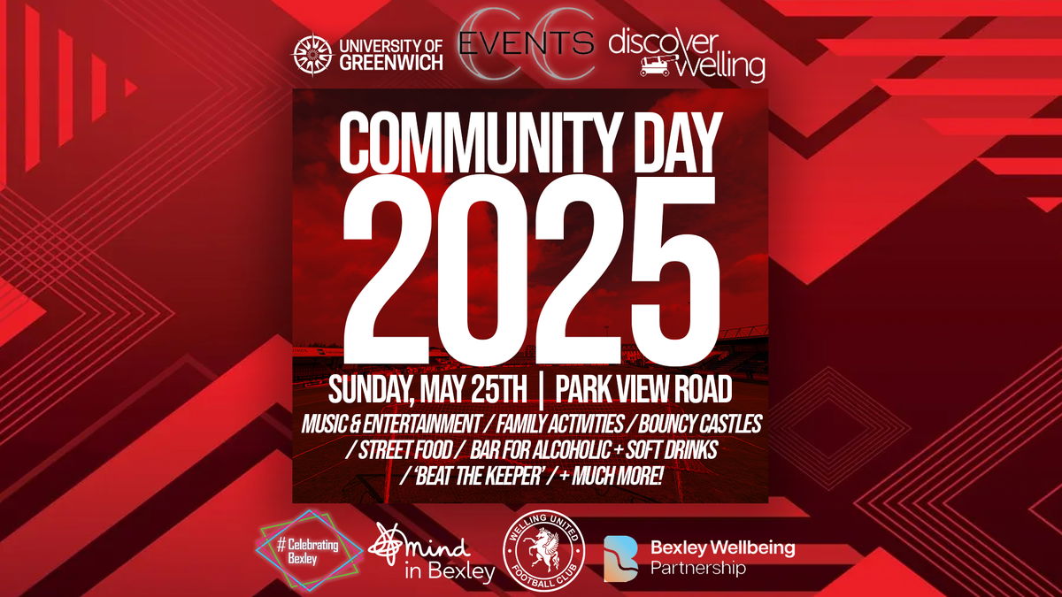 Community Day 2025 at Park View Road – Sunday, May 25th – Welling United