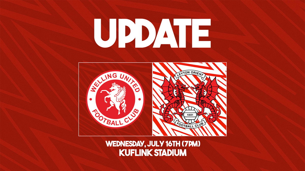 Leyton Orient friendly moved to Ebbsfleet’s Kuflink Stadium – Welling ...