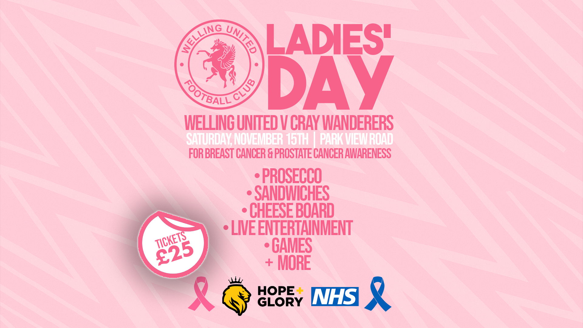 Tickets now on sale for Ladies’ Day at PVR – Welling United