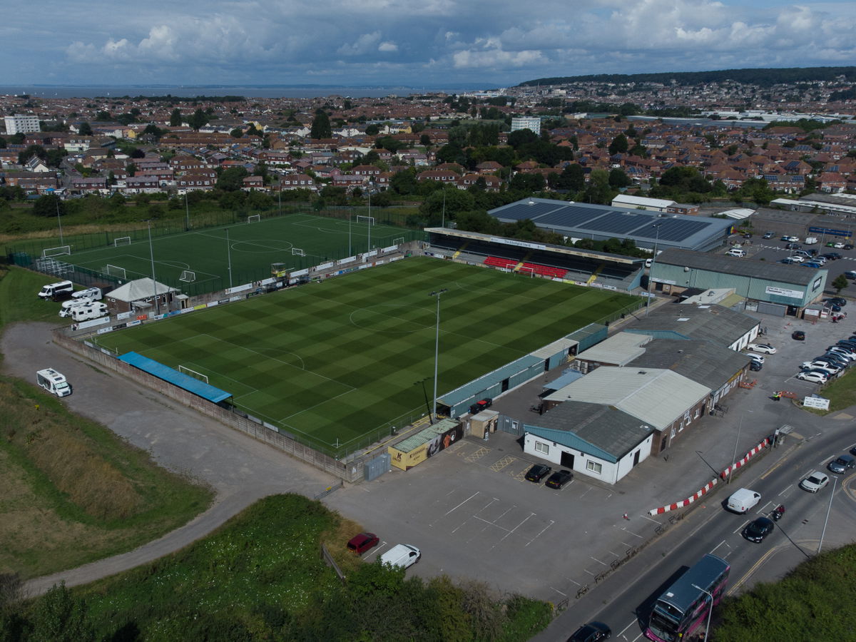 The Optima Stadium Main Pitch – Weston-super-Mare AFC