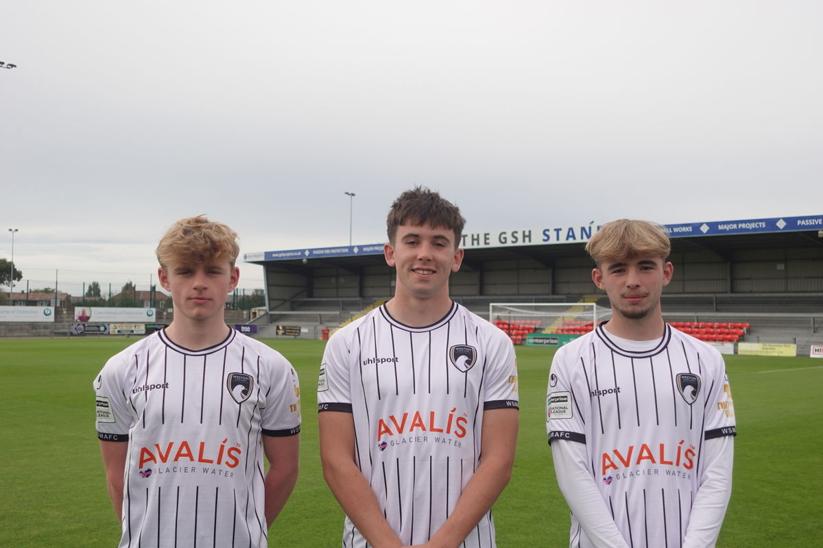 U19s trio sign first-team forms – Weston-super-Mare AFC