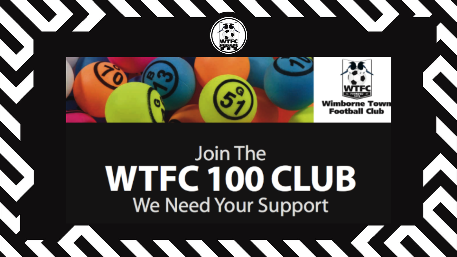 December 24 & January 25 – 100 club draw results – Wimborne Town