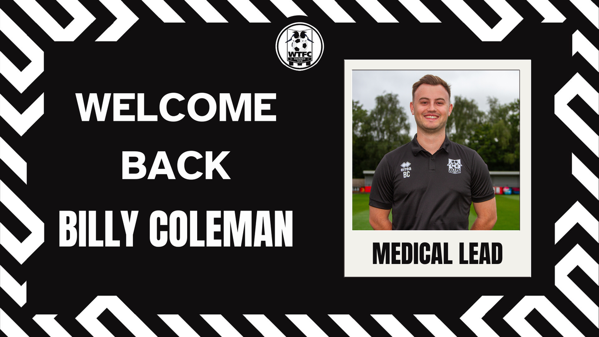 Billy Coleman returns as medical lead – Wimborne Town
