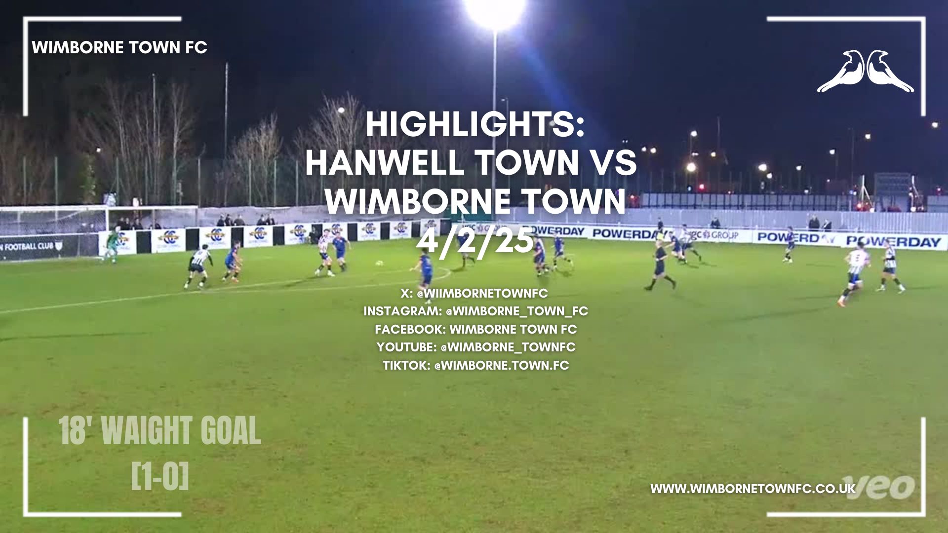 HIGHLIGHTS: Hanwell Town vs Wimborne Town – Wimborne Town