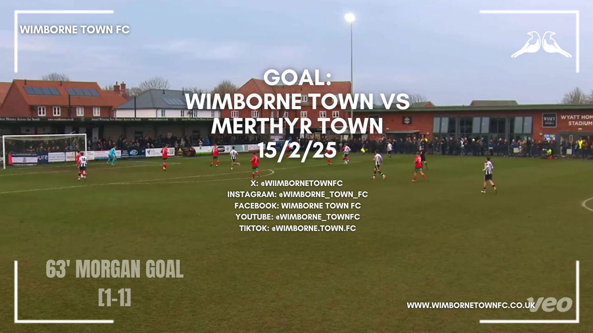HIGHLIGHTS: Morgan’s goal against Merthyr Town – Wimborne Town