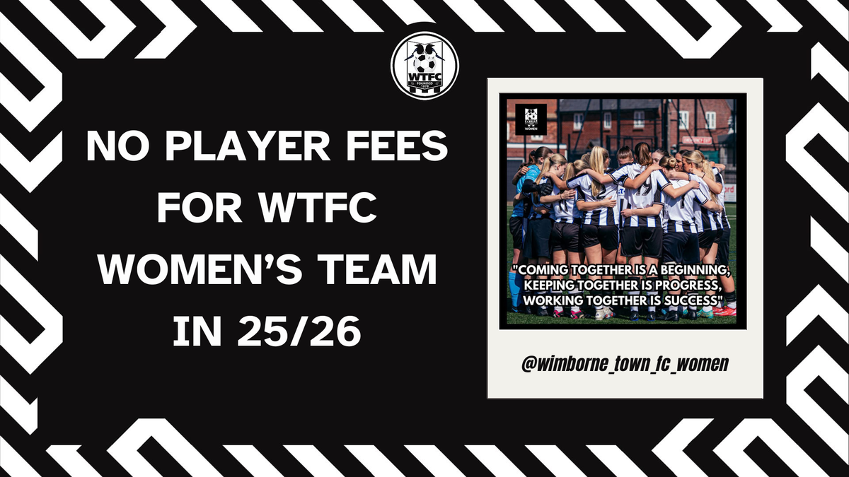 No Player Fees for WTFC Women’s Team in 2025/26 – Wimborne Town