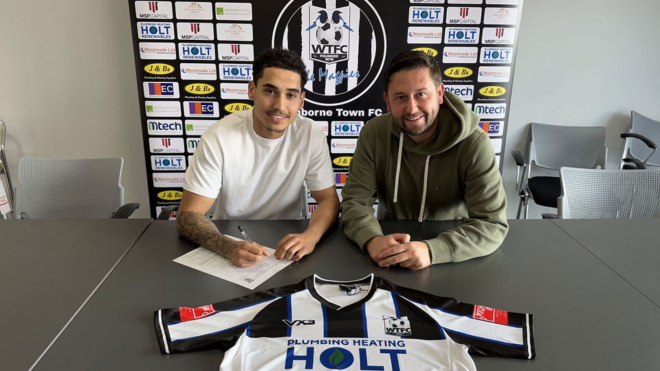 Lewis Williams signs for 2025/26 – Wimborne Town