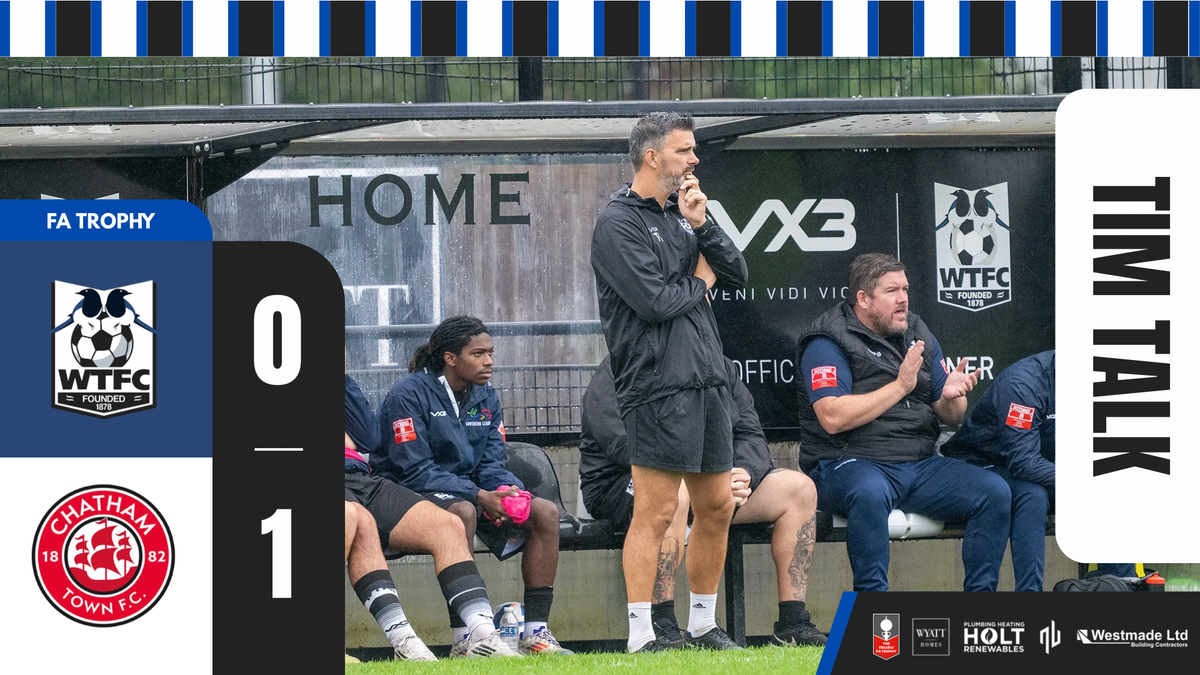TIM TALK: Wimborne Town 0-1 Chatham Town – Wimborne Town