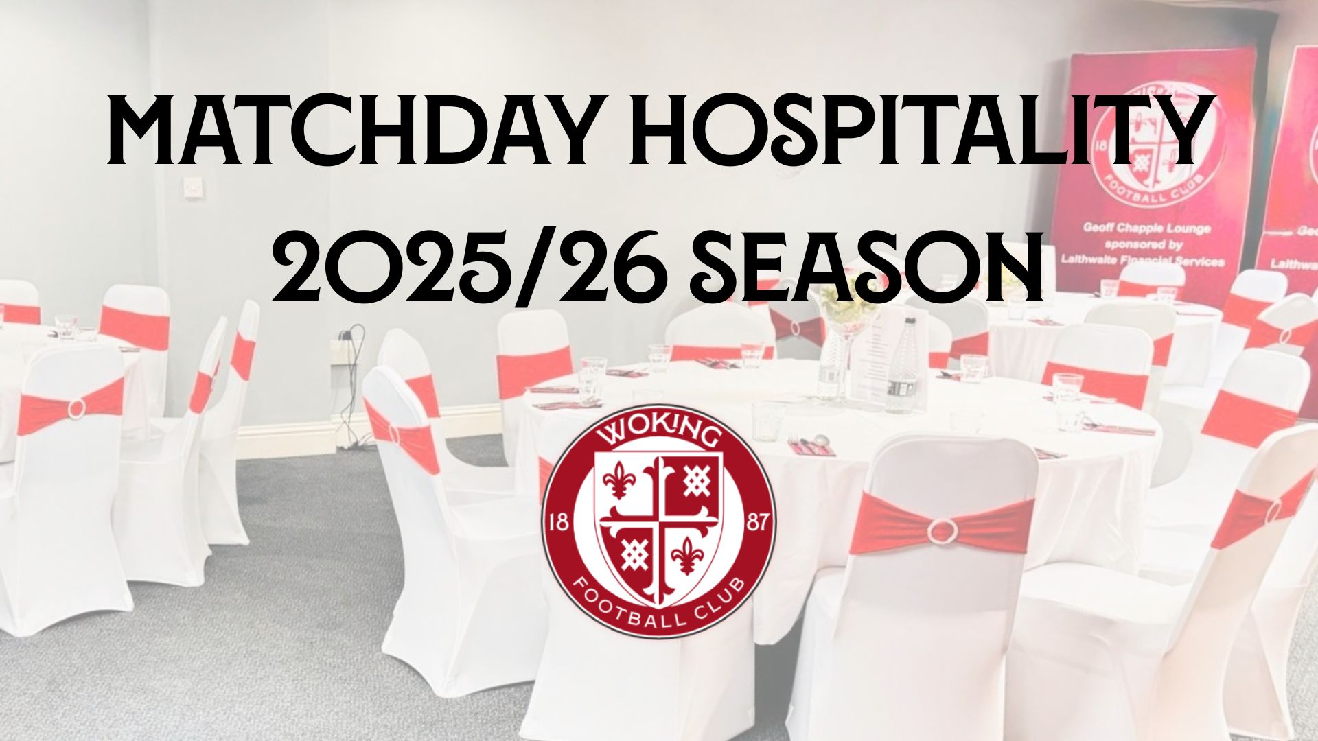 Matchday Hospitality Packages for 2025/26 – Woking FC