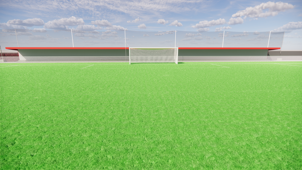 West stand covered terracing update – Worthing FC