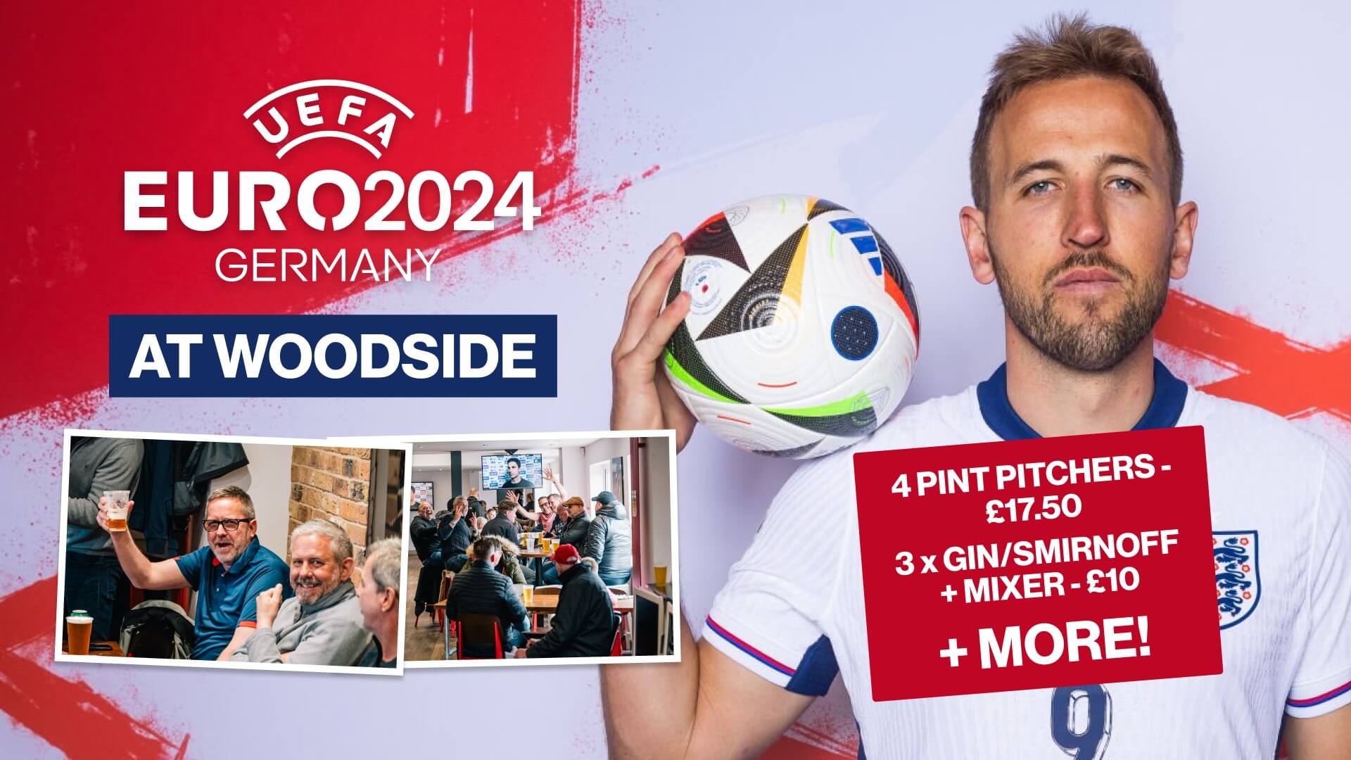 Watch the Euros at Woodside – Worthing FC